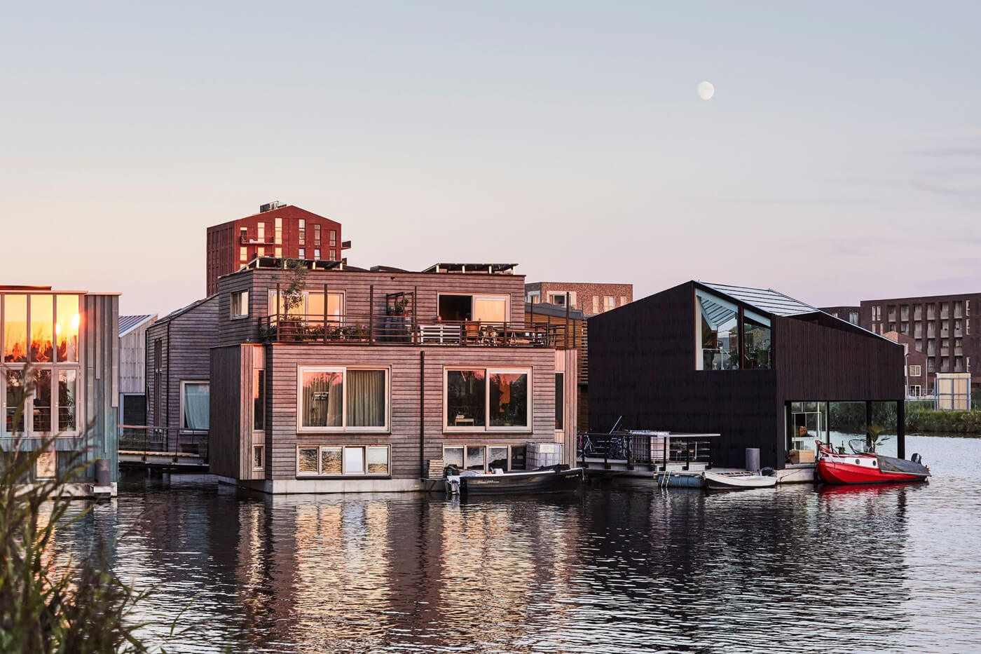 Schoonschip: These Dutch houses float on water