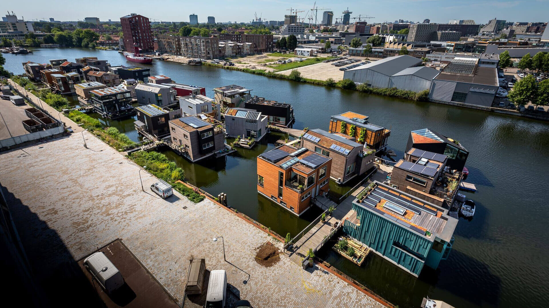 Schoonschip: These Dutch houses float on water