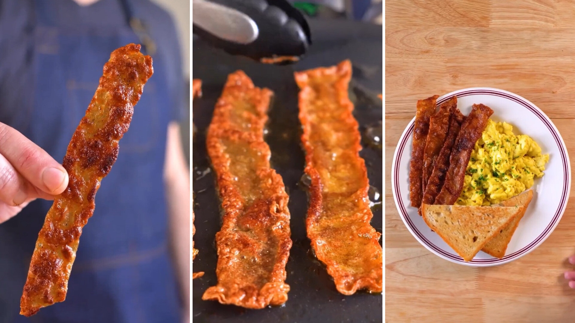 Chef shares his amazingly delicious recipe for vegan bacon