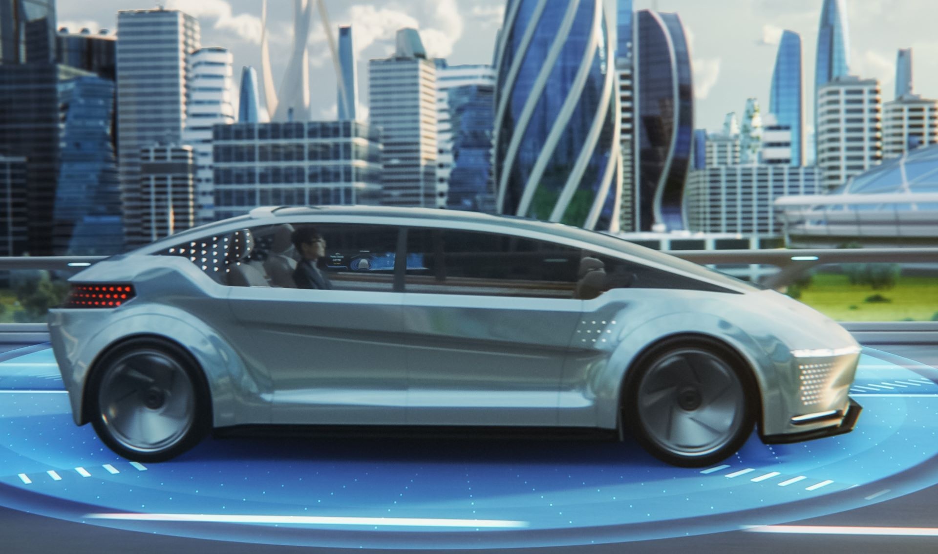The Tianjin is China's first solar-powered car