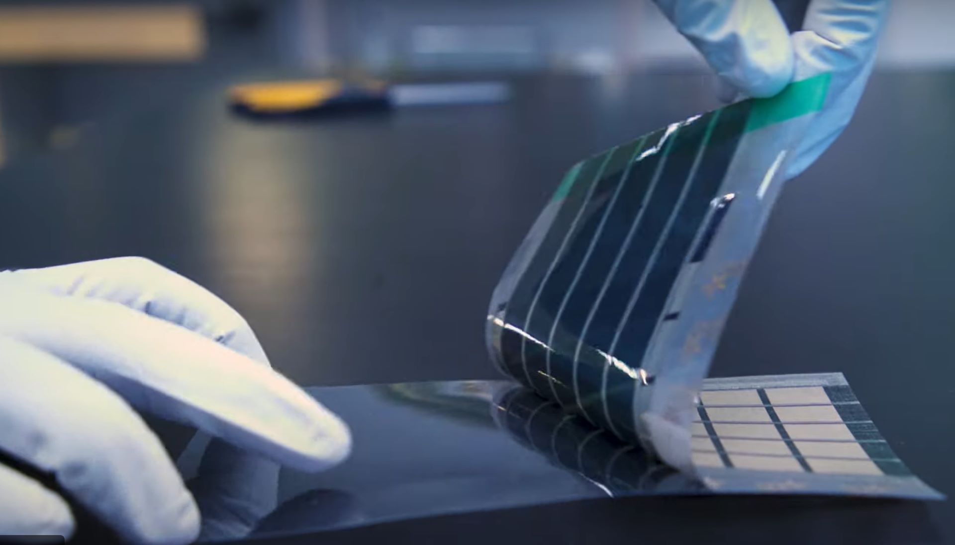 These paper-thin solar cells can be laminated onto any surface