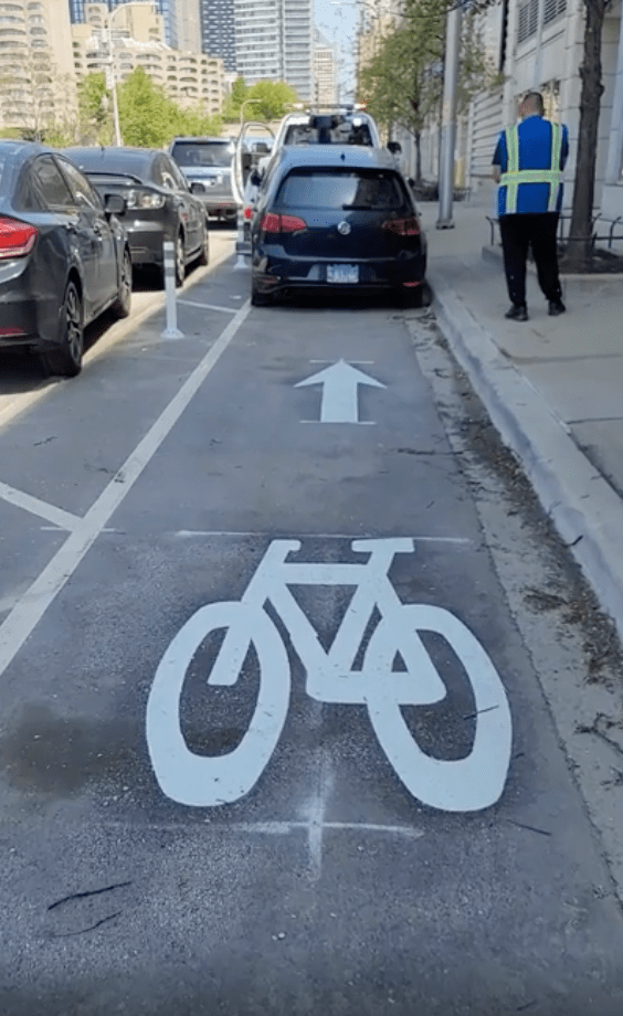 Bicyclist witnesses major milestone for safety in bike lanes