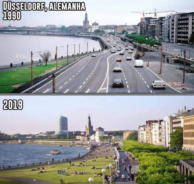 Wild before-and-after photos of highway transformation go viral