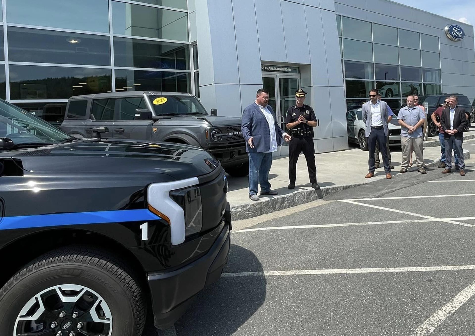 Town adopts high-tech version of Ford F-150 Lightning as its new police ...