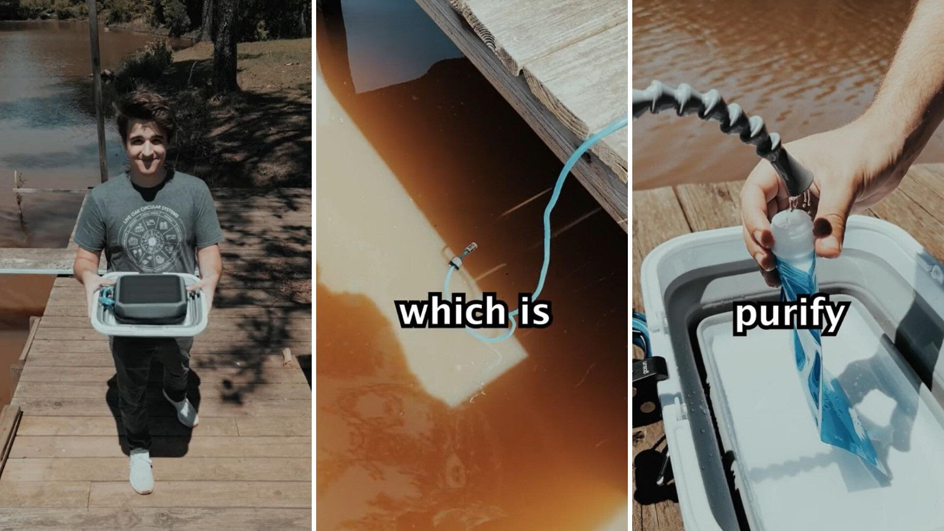 Viral video shows transformation of murky lake into clear, drinkable ...