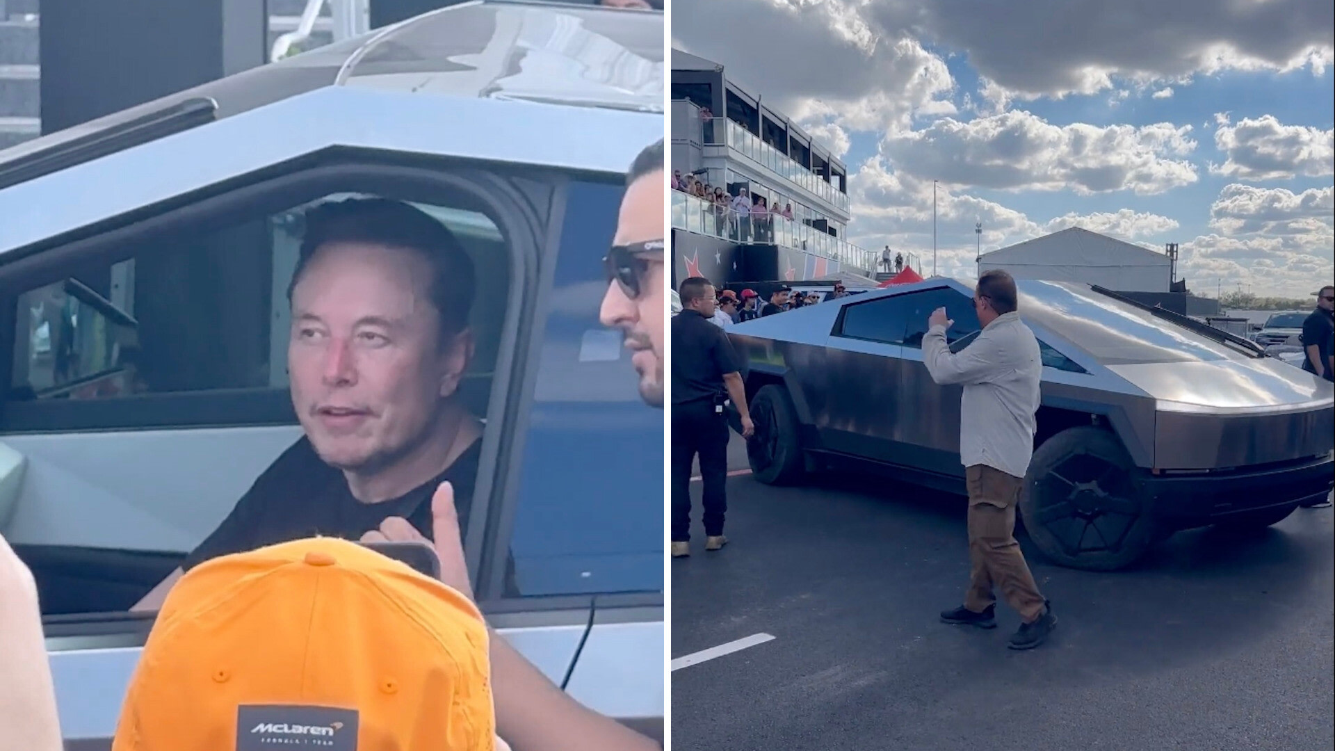 Elon Musk shows off Tesla Cybertruck at F1 race in Austin: ‘The most ...