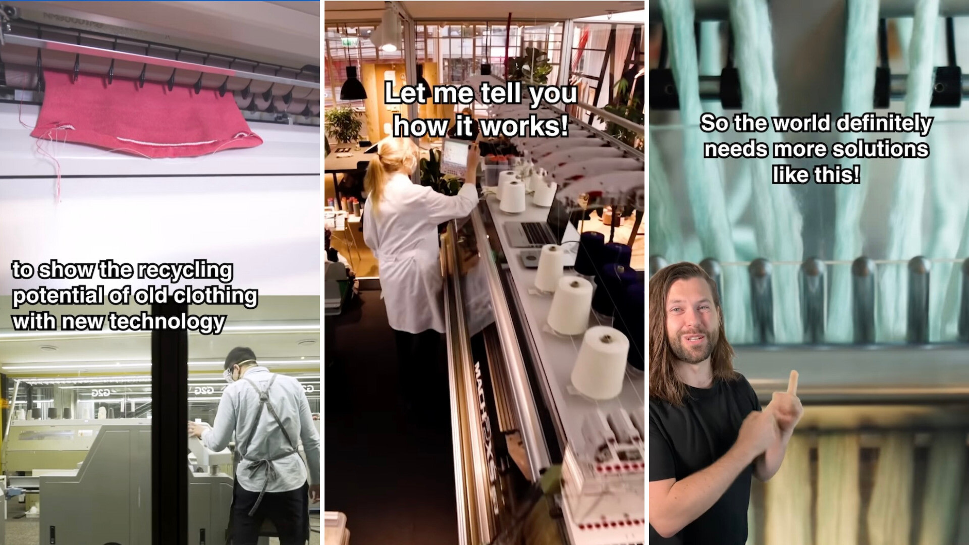 Company takes futuristic spin on sustainable fashion with machine that ...