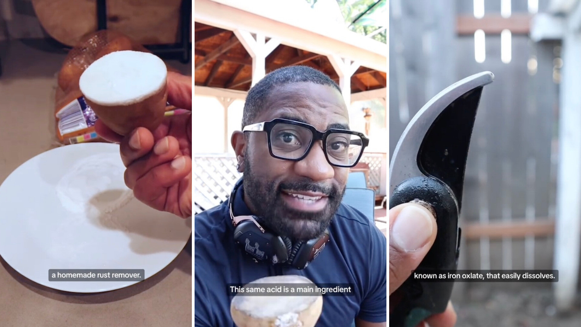 Remove rust from 'almost anything' with this homemade hack: 'Say ...