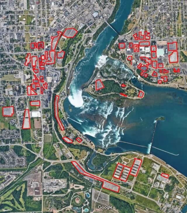 Explorers stunned by Google Maps images of the iconic Niagara Falls ...