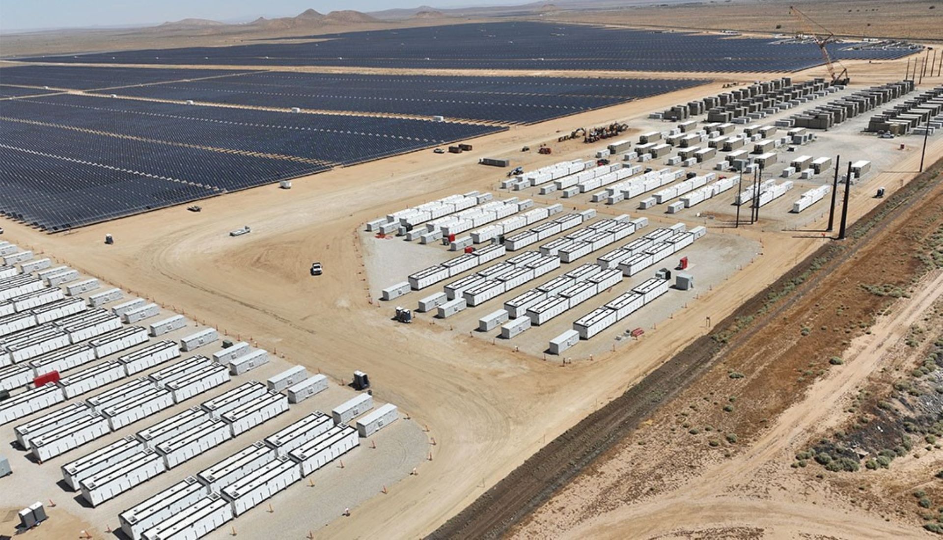 Newly completed solar and battery project, the largest of its kind in ...
