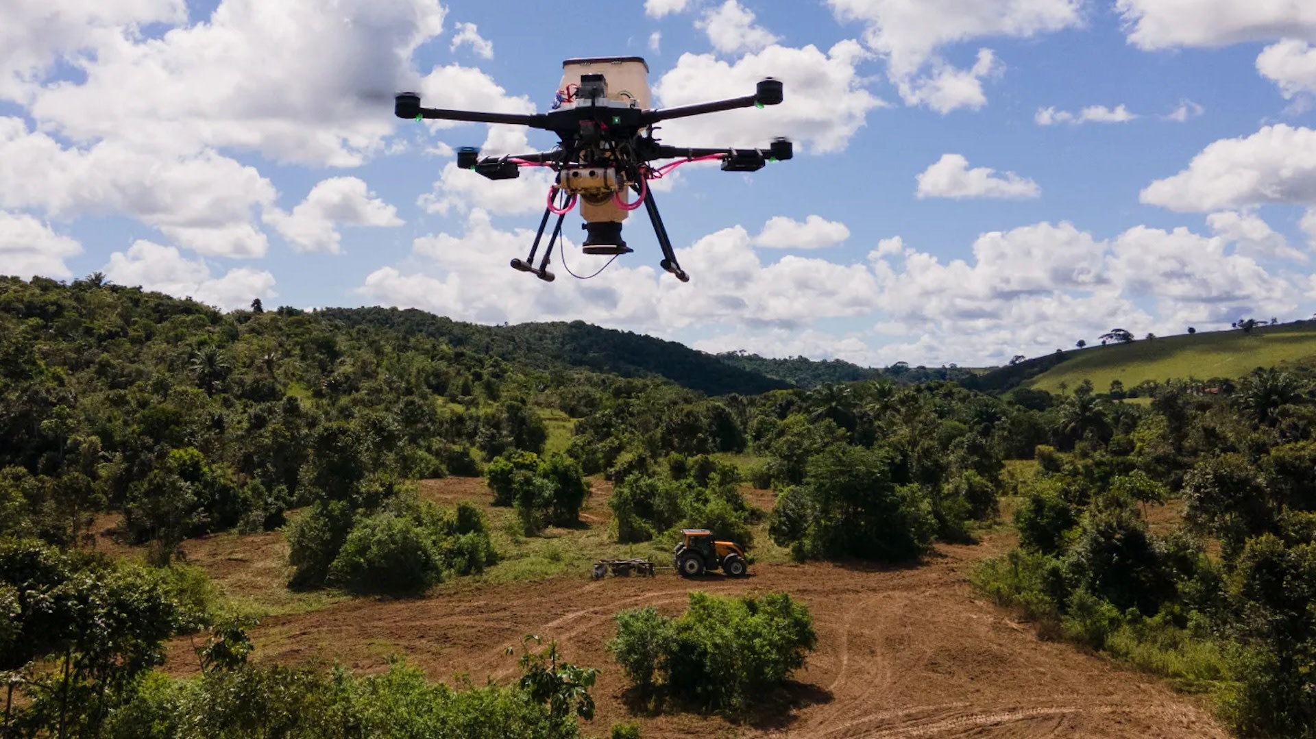 Startup deploys drones to drop seeds in reforestation effort across ...