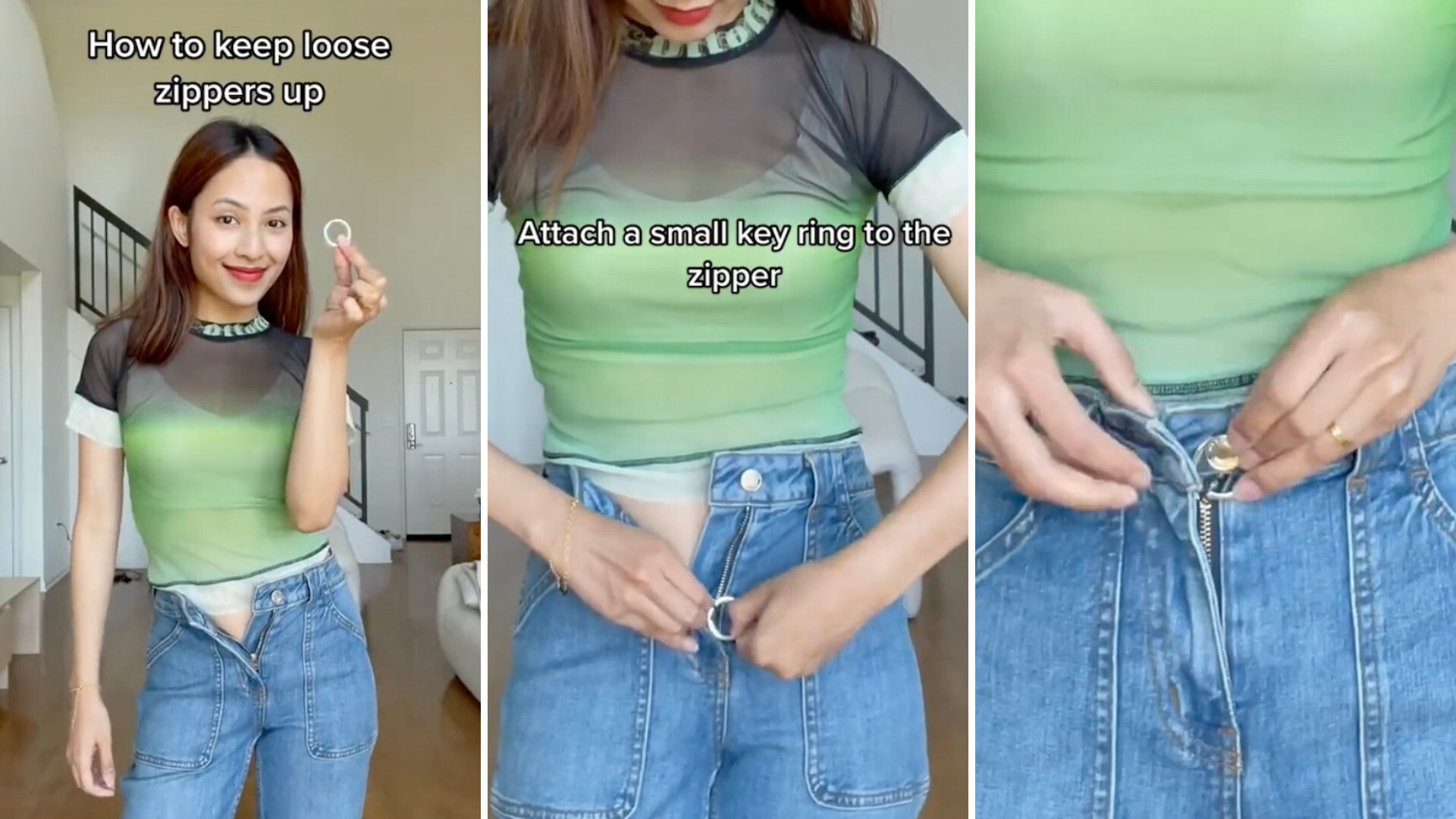 Woman shares 'genius' tip to save jeans from major zipper issue: 'Never ...