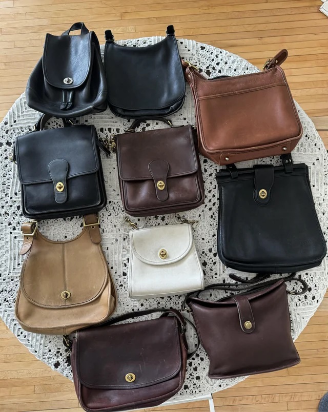 Shopper shows off collection of vintage purses bought at thrift stores ...