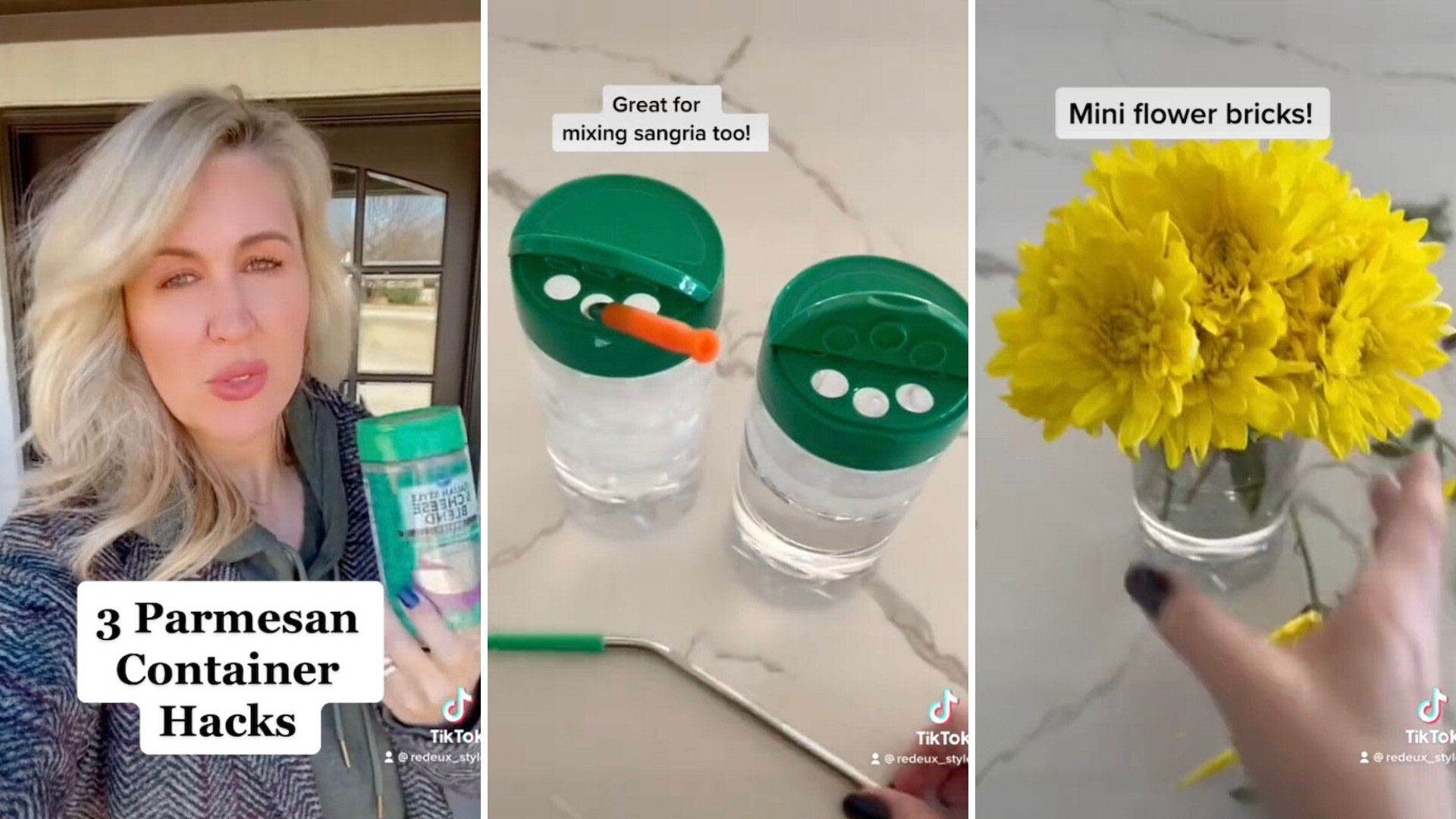 Mom demonstrates clever hacks to put empty parmesan shakers to use ...
