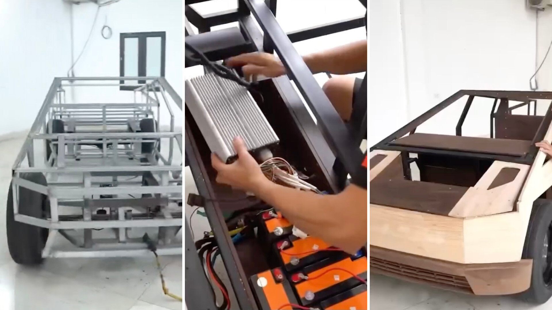 DIYers build impressive Tesla replica out of metal and wood: 'Tesla ...