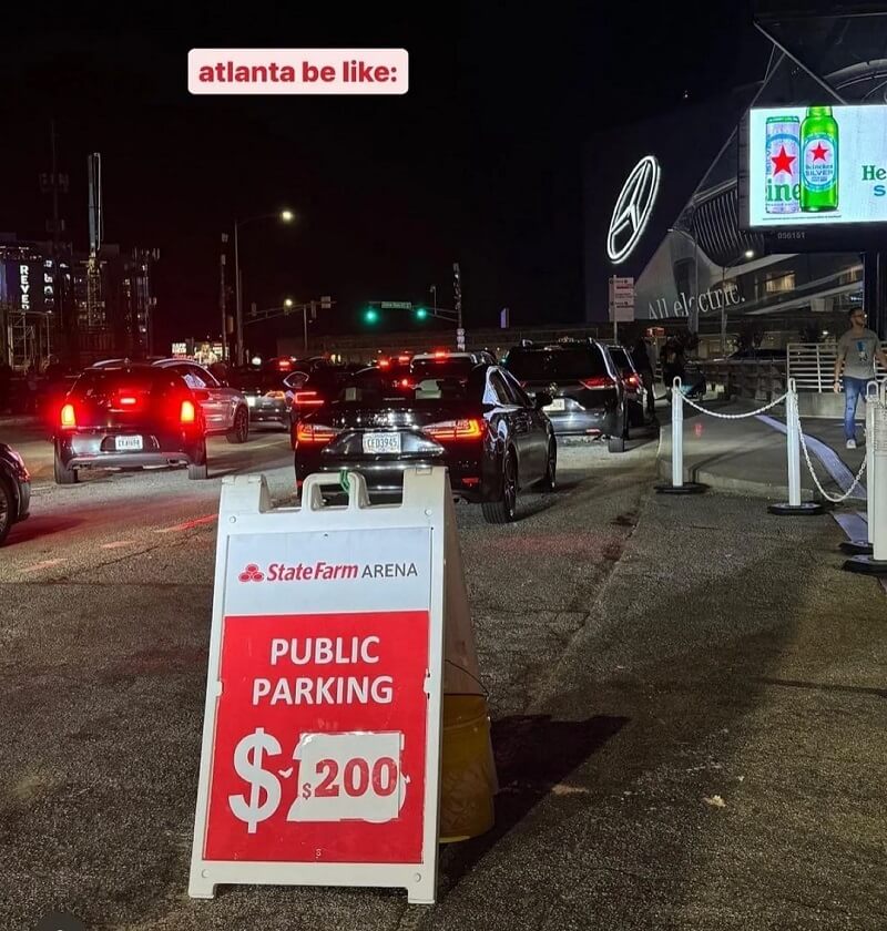 Bystander sparks debate online after sharing absurd parking lot prices ...