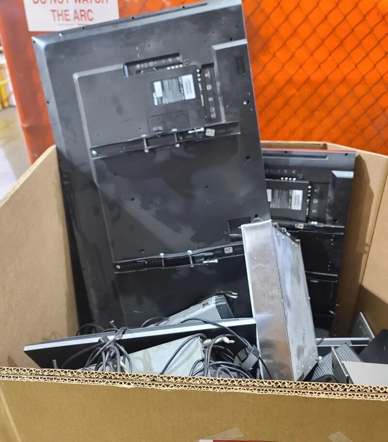 Employee sparks upset with photo of 'perfectly good' electronics being ...