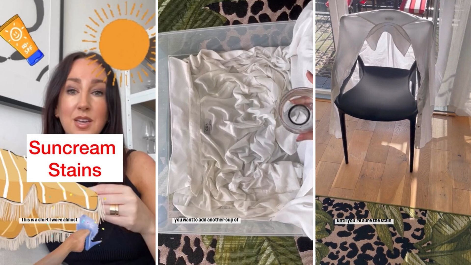 Clothing expert demonstrates simple, two-ingredient hack to remove ...