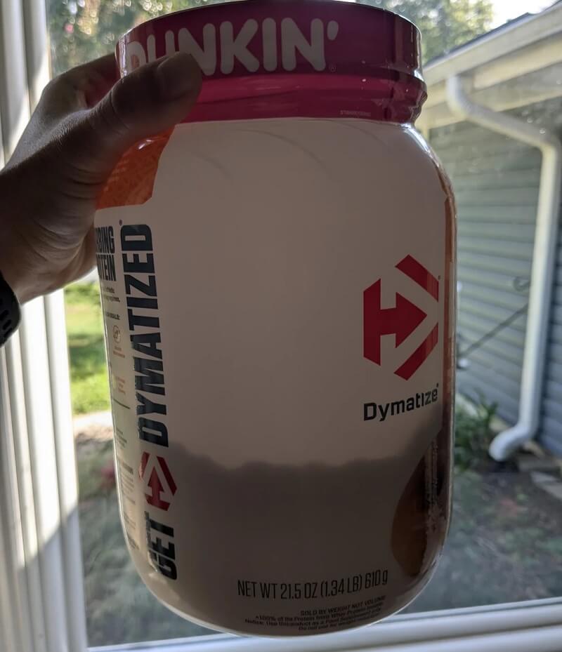 Shopper frustrated by deceptive packaging on protein powder container ...