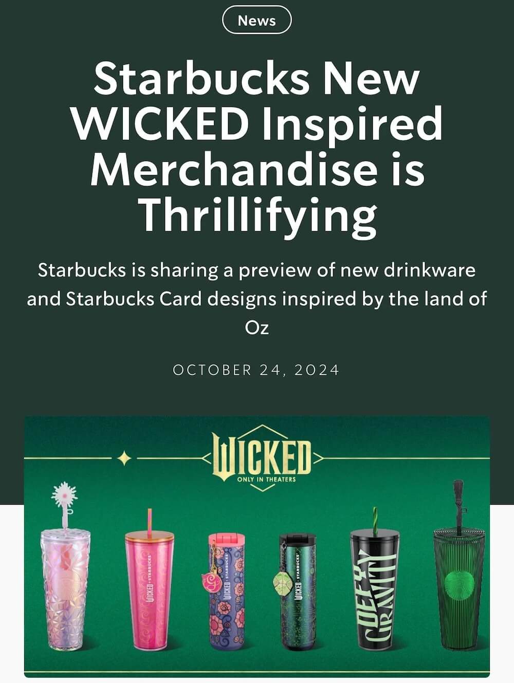 Shopper shares major concern over 'Wicked' movie marketing: 'This is just one of the most ...