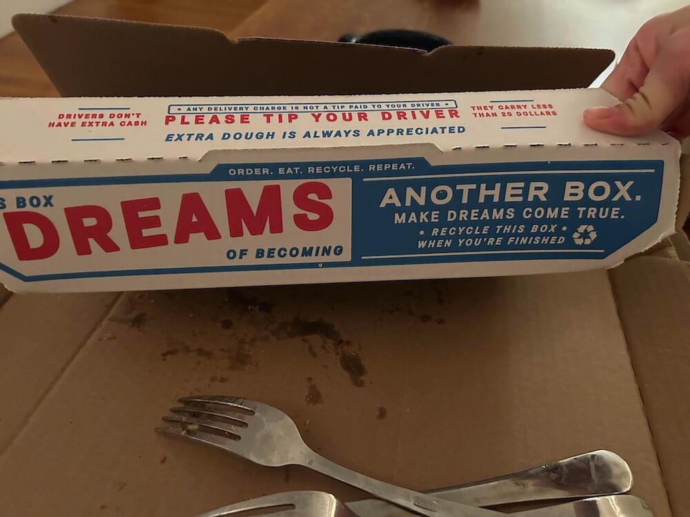 Domino's customer sparks debate with question about messaging on pizza ...