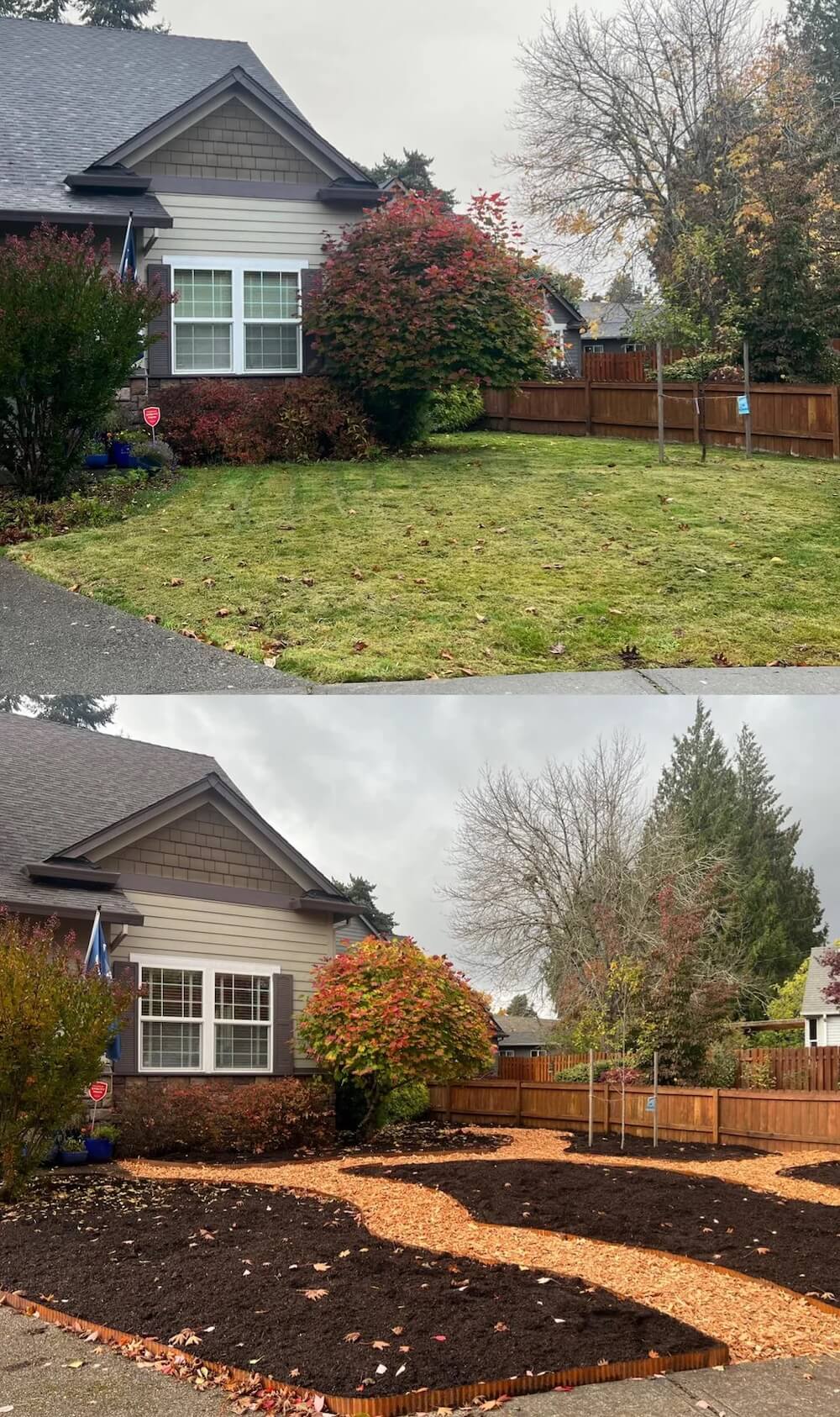 Homeowner shares incredible photos of front-yard transformation after ...
