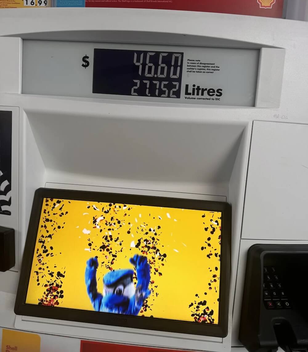 Frustrated driver sparks outrage with photo of bizarre sighting at gas ...