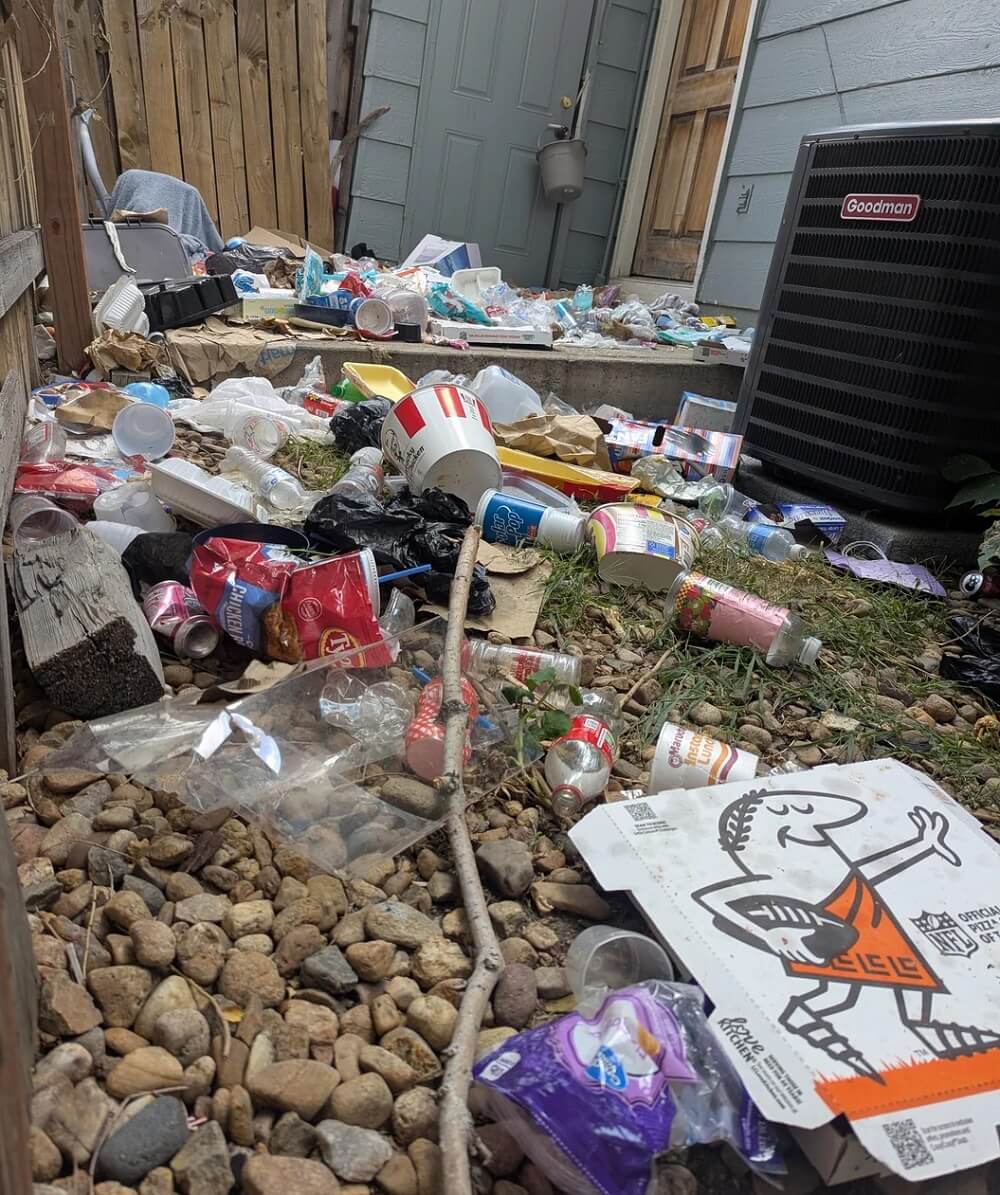 Resident makes shocking discovery after peeking over fence into ...