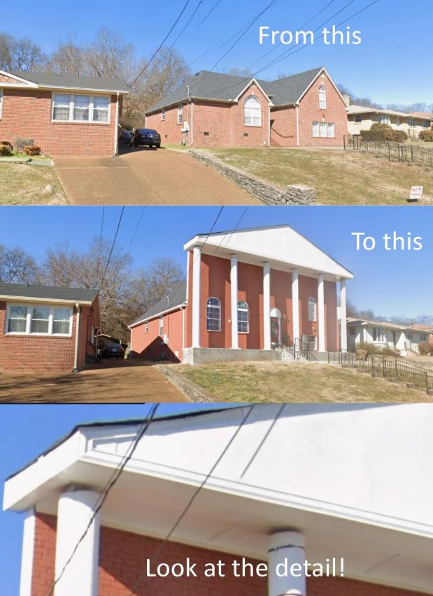 Passerby sparks outrage with before-and-after photos of baffling home ...