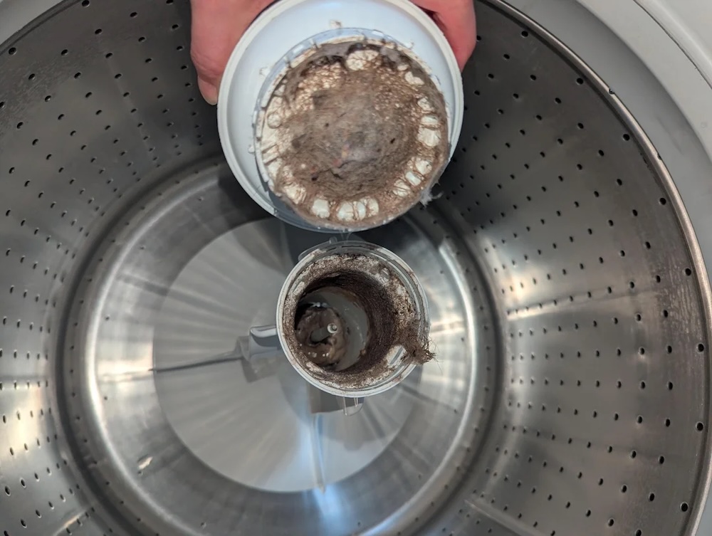 New home renter breaks open washing machine to show negative effects of ...
