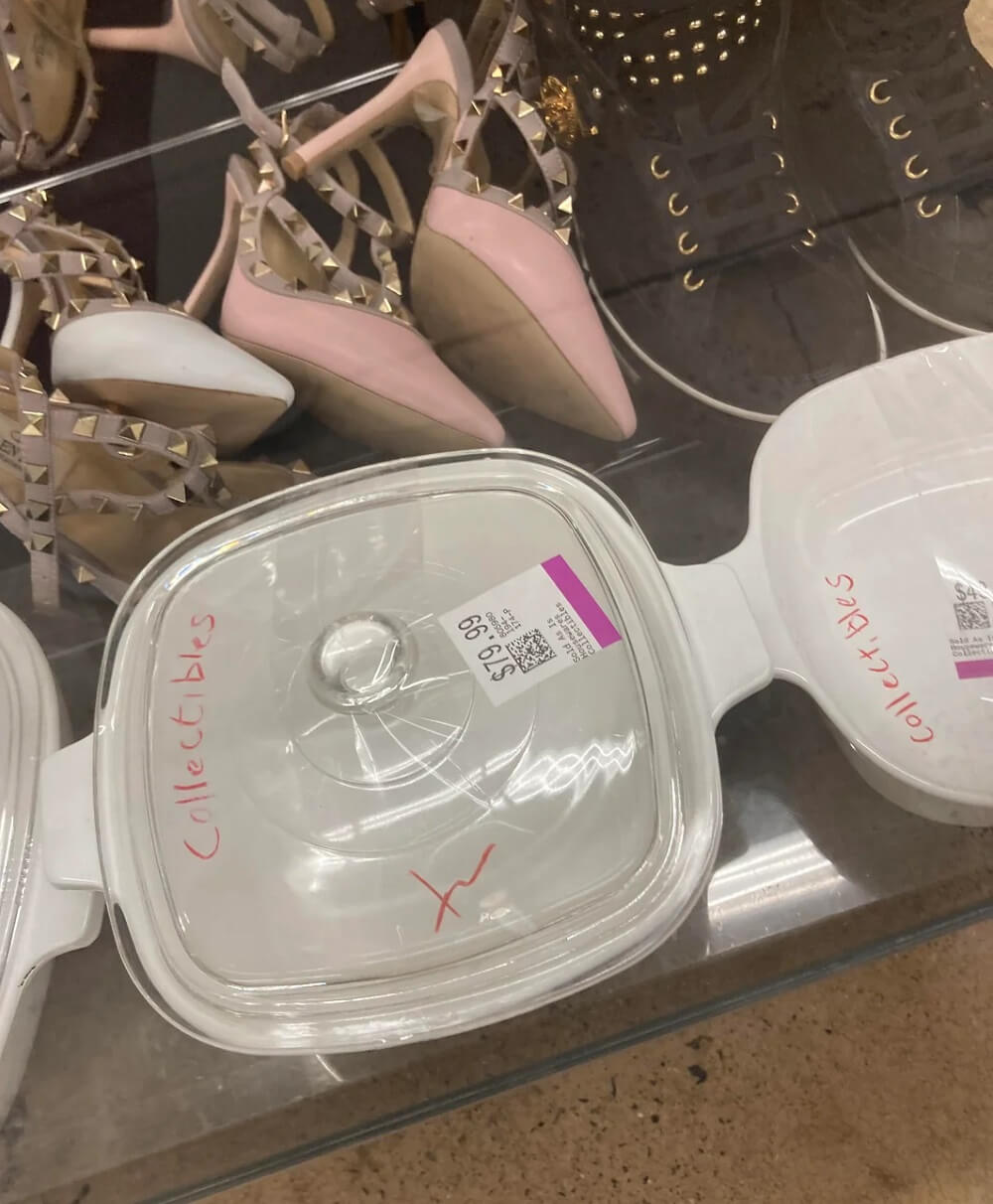 Customer sparks outrage with photo of bizarre sighting on thrift store ...